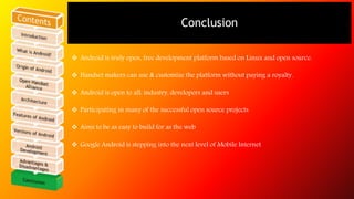 Introduction to Andriod | PPT