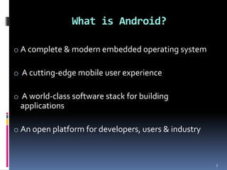 Andriod (operating system) | PPT