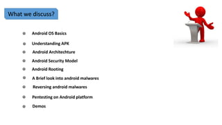 Andriod Pentesting and Malware Analysis | PPT