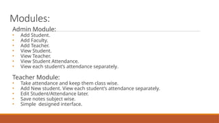 Attandance management System for school/colleges.pptx