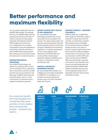 Andritz sidebar-and-overhead-filter-presses-data | PDF