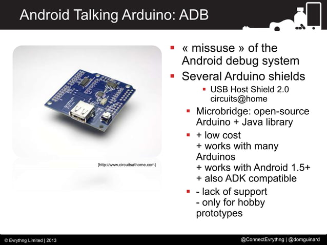 Android and the Web of Things: NFC, QR, BLE, Bluetooth, EPC, Arduino | PPT