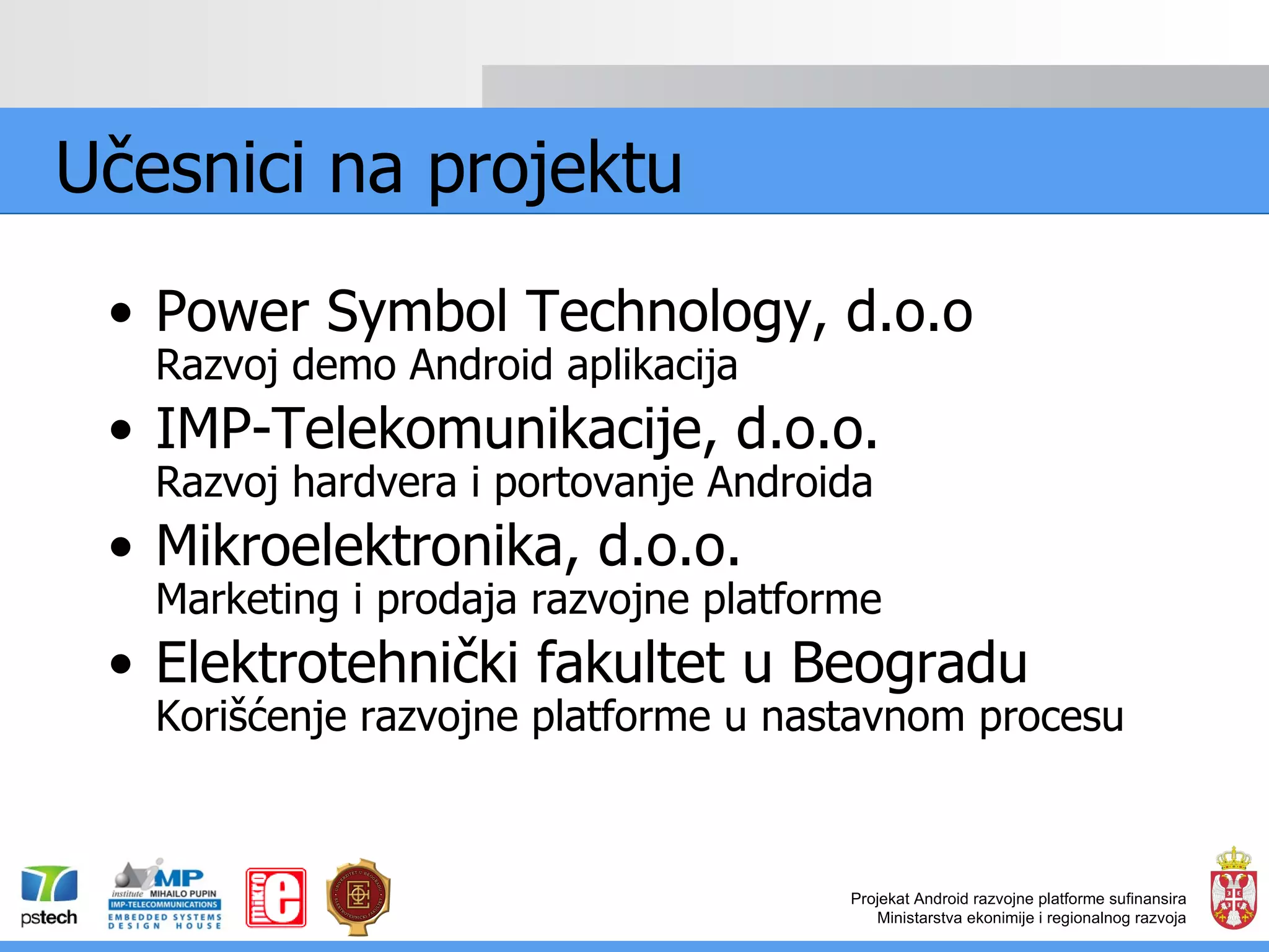 Andro presentation, April 19, 2011 | PPT