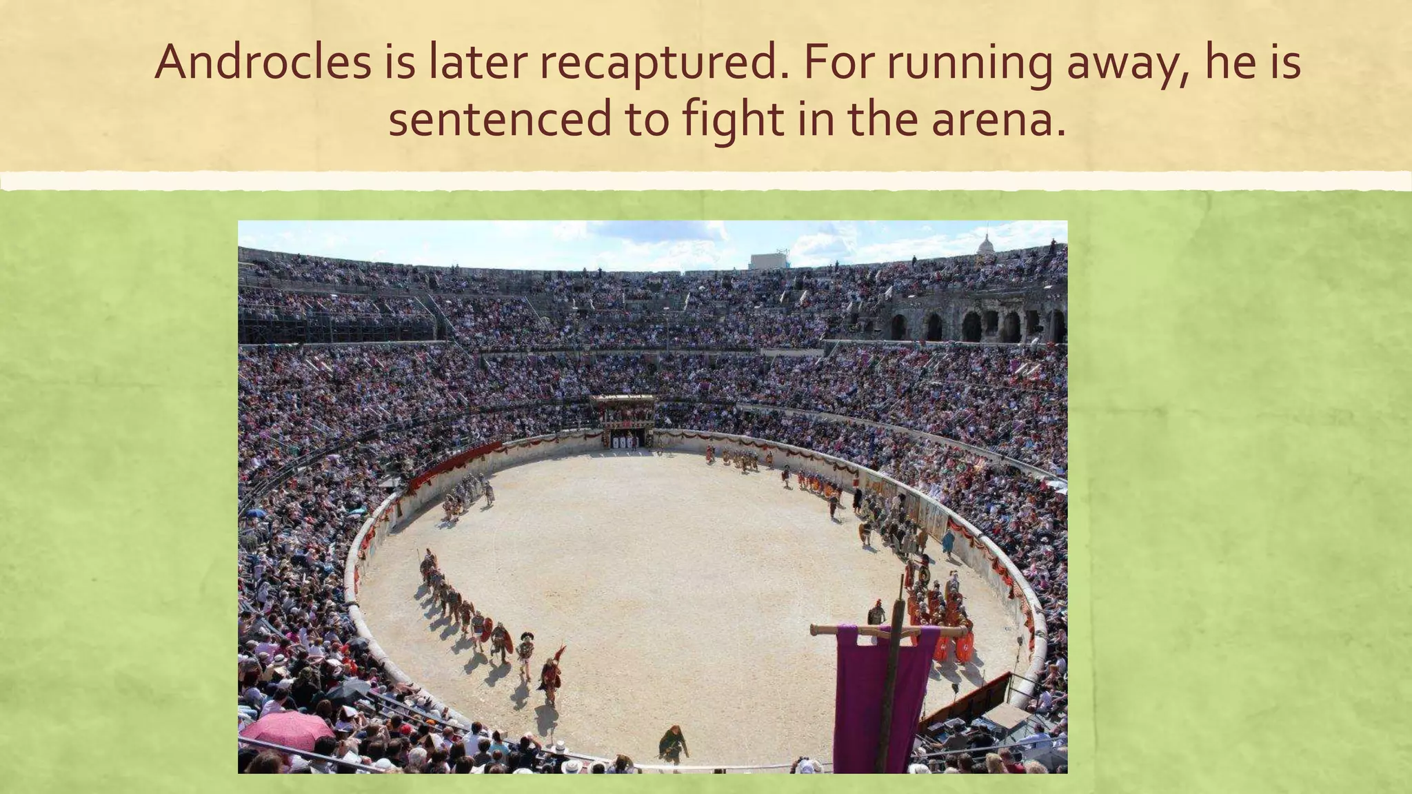 Androcles and the lion | PPTX