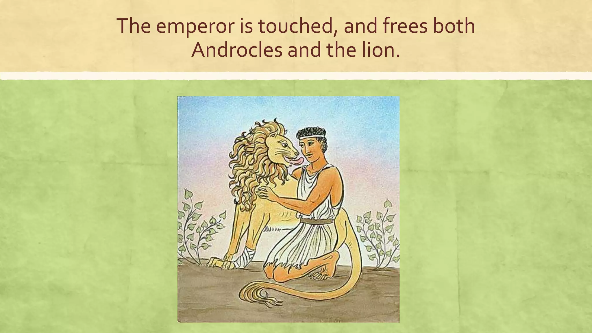 Androcles and the lion | PPTX
