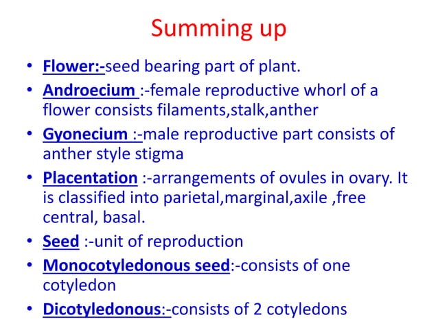 Androecium(male reproductive part) | PPTX