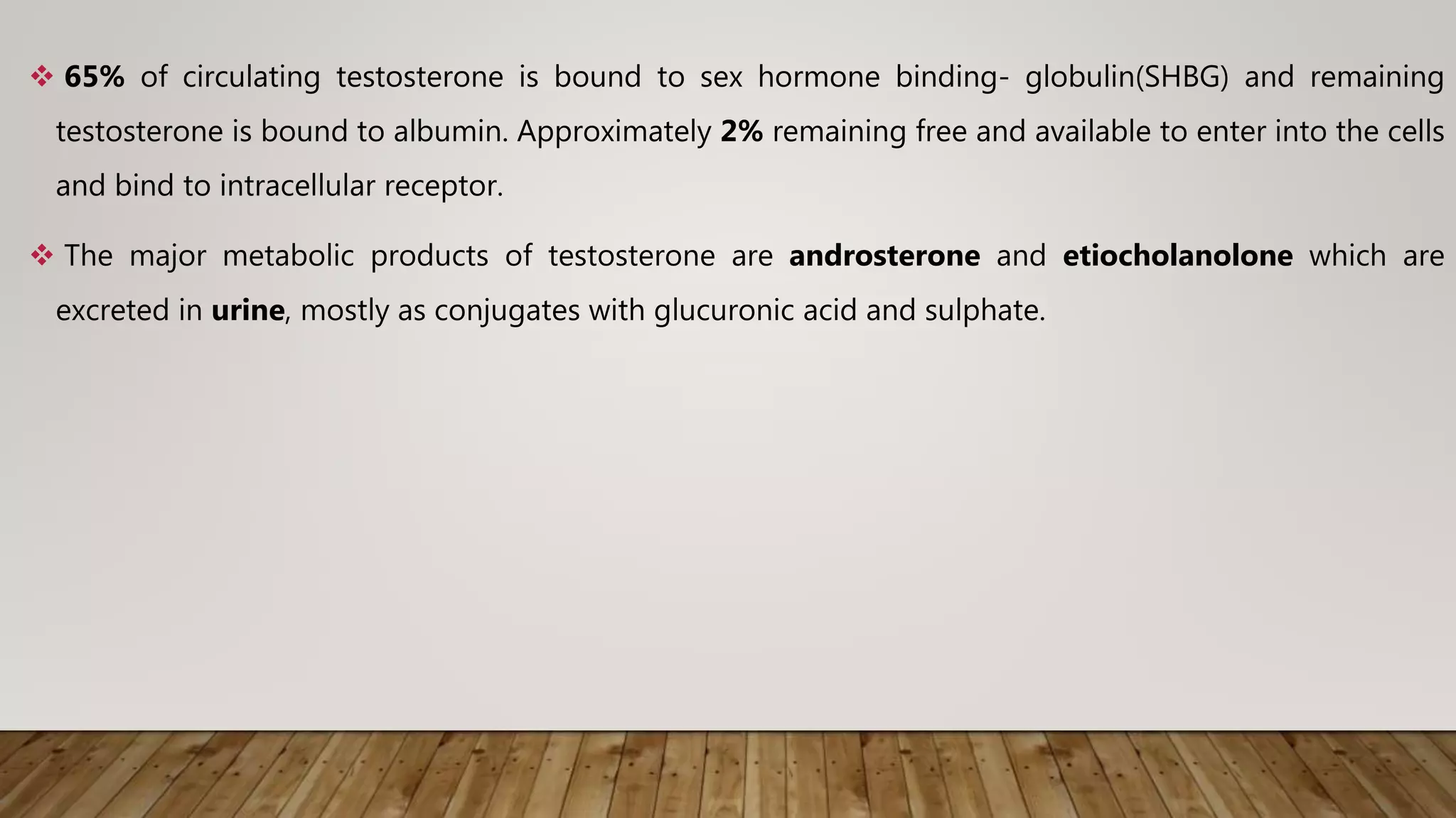 Androgen: the male reproductive system | PPTX