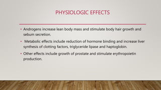 Androgen: the male reproductive system | PPT