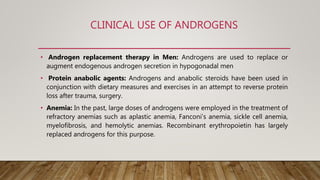 Androgen: the male reproductive system | PPTX