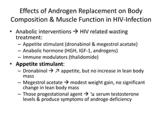 Androgen Administration in Chronic Disease Associated Sarcopenia | PPT