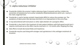 ANDROGEN AND ANABOLIC STEROIDS.pptx