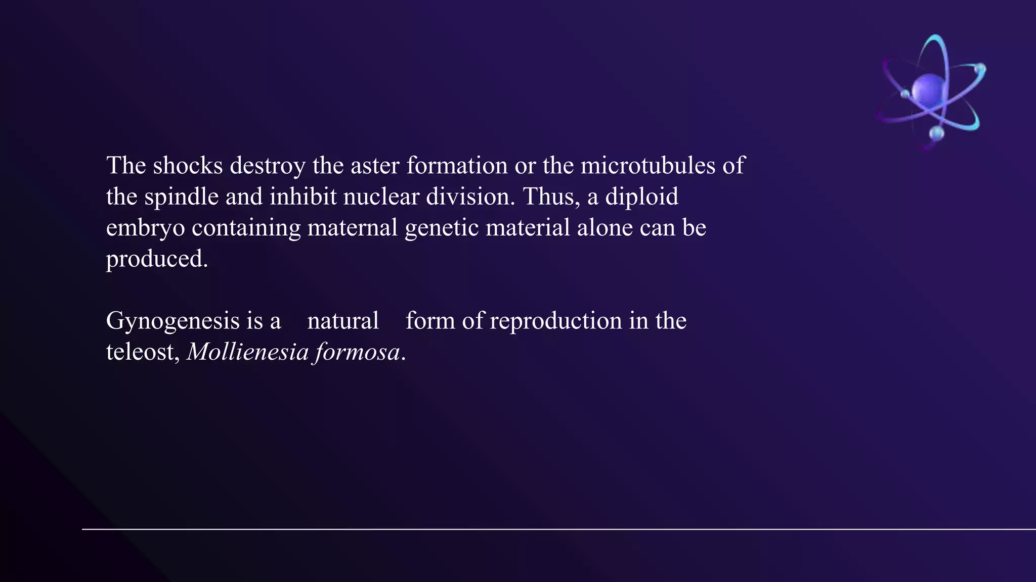 Androgenesis, Gynogenesis- Induction.pptx | Infertility | Reproductive ...