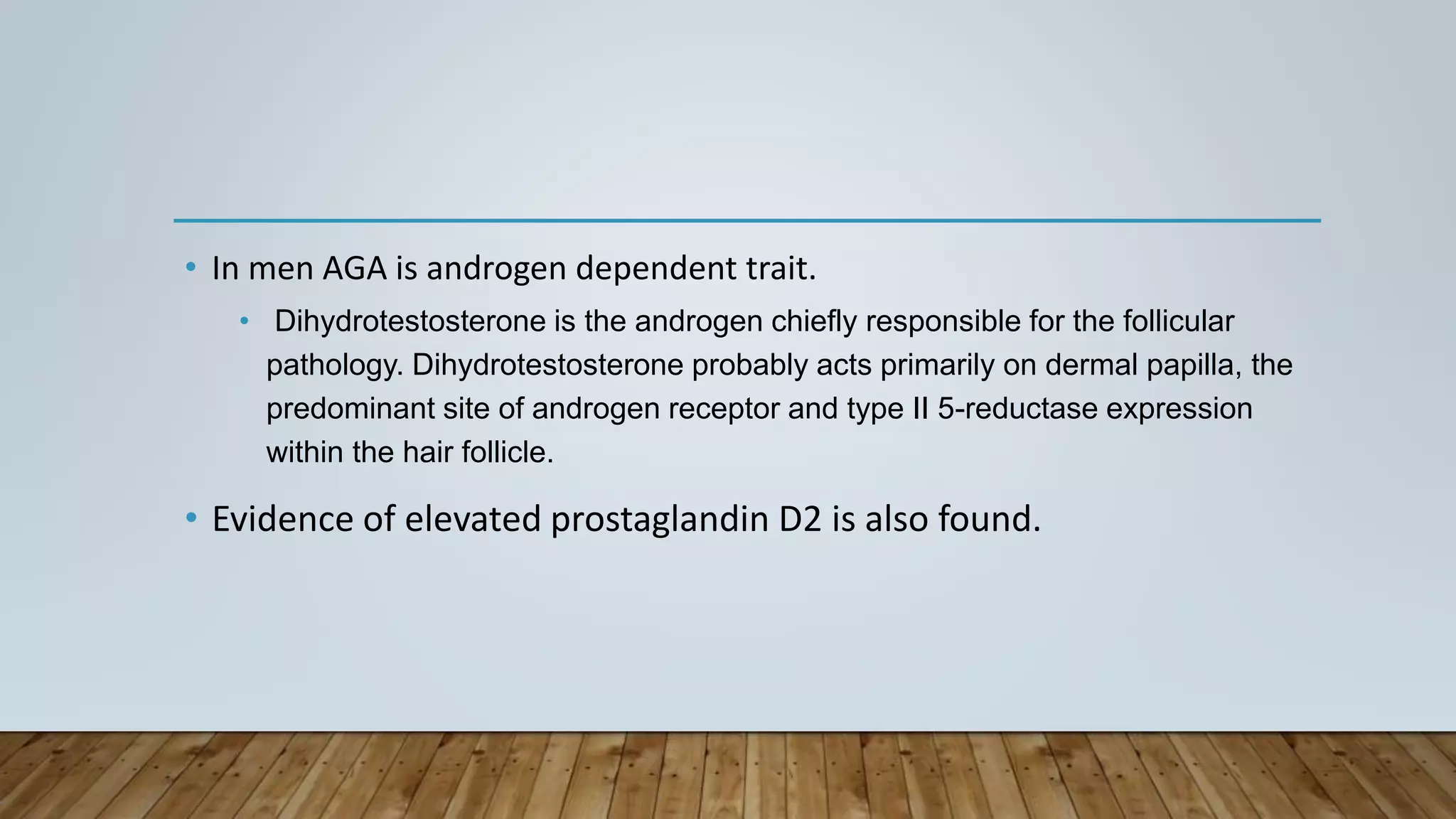 Androgenetic alopecia | PPTX