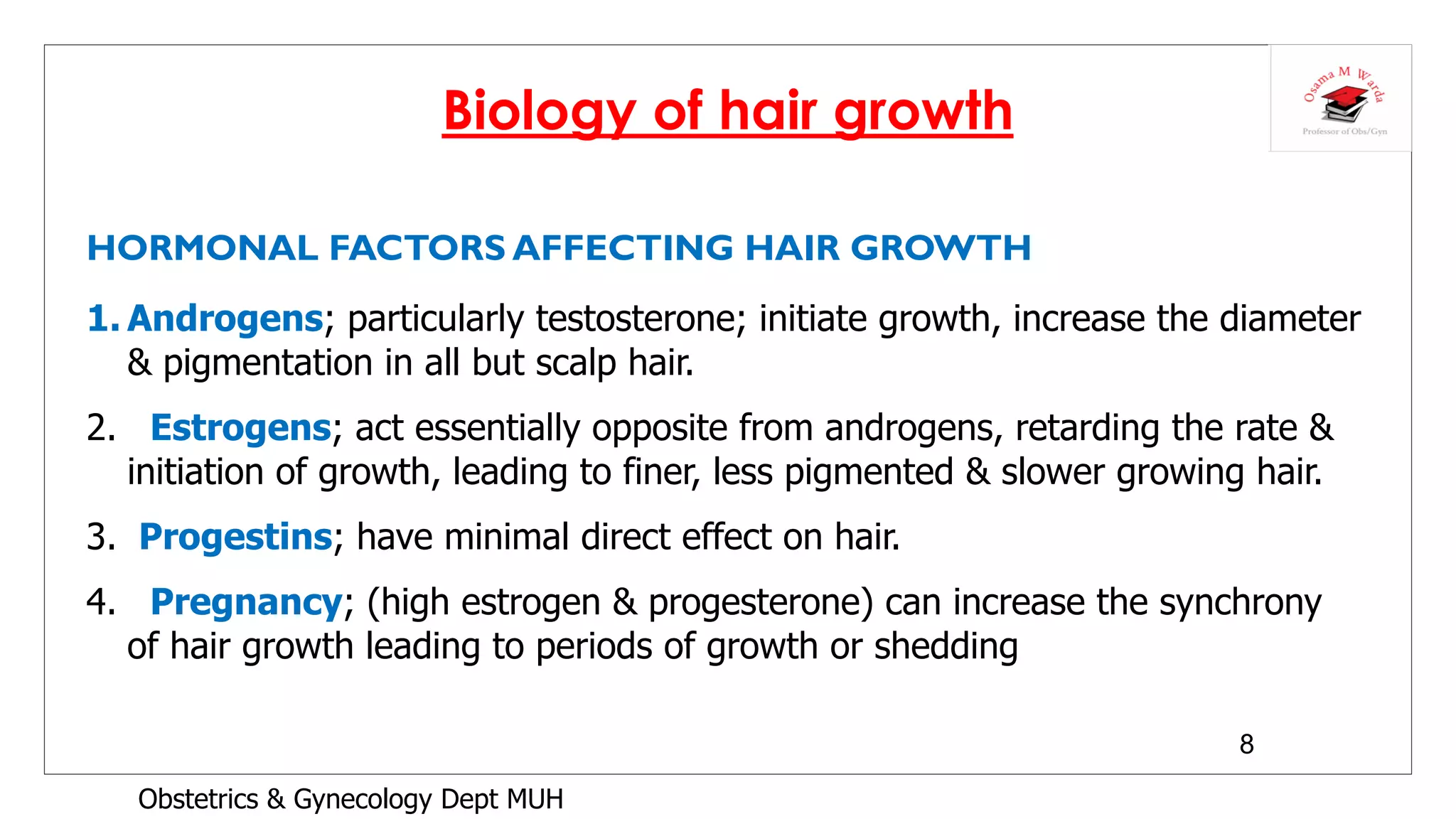ANDROGEN EXCESS IN FEMALE (HIRSUTISM) | PPT