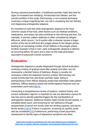 New approach in combating androgenic alopecia | PDF