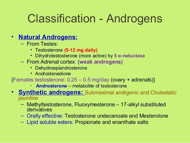 Androgens - drdhriti
