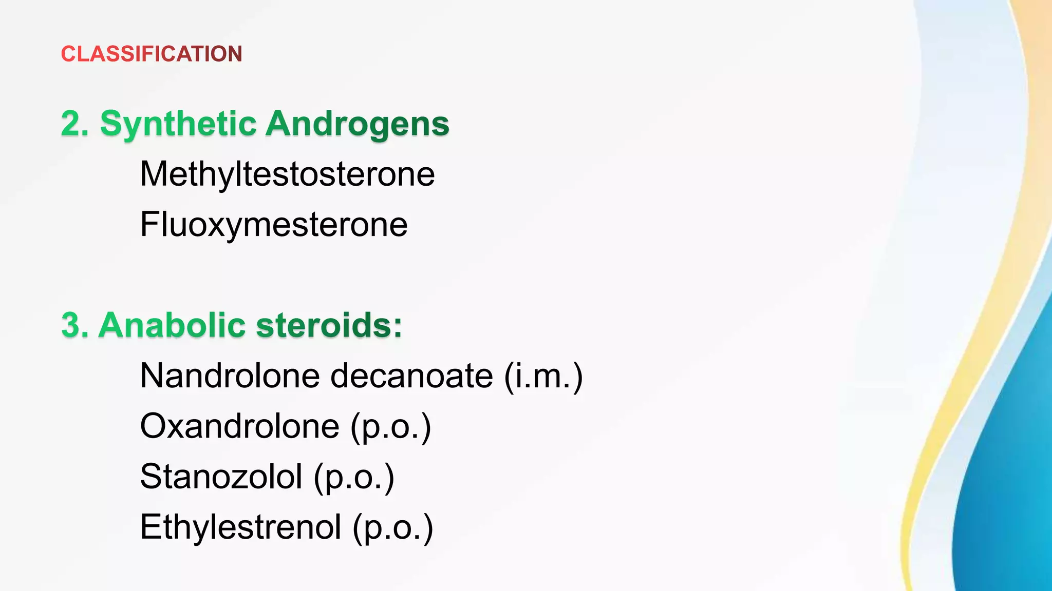 Androgens | PPTX