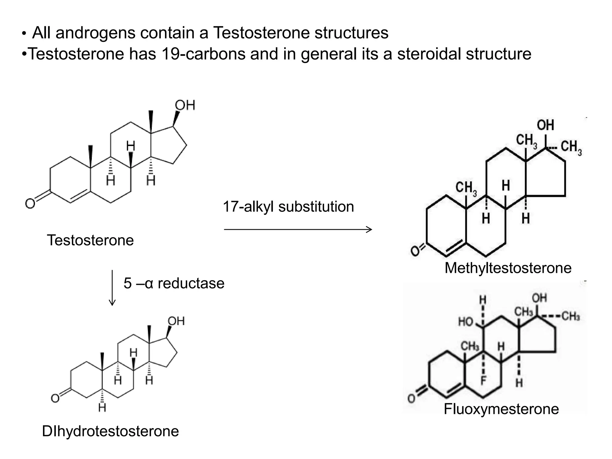 Androgens, anabolic steroids and antiandrogens | PPTX