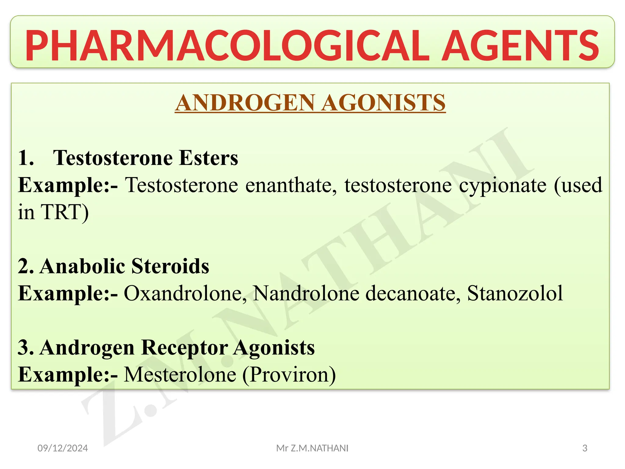 Androgens and Anabolic steroids. pptx | PPT