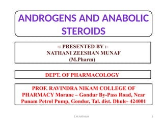 Androgens and Anabolic steroids. pptx | PPTX