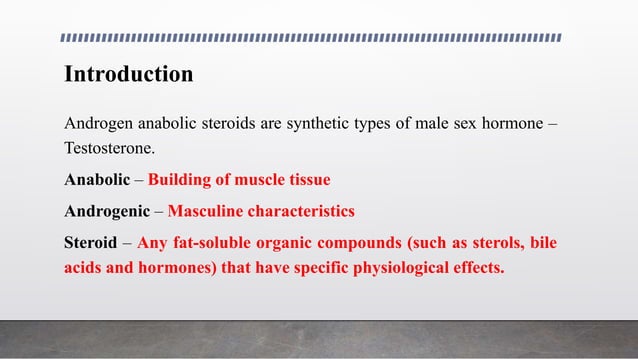 Androgens and Anabolic Steroids and Anti-androgens.pptx | Hormonal ...