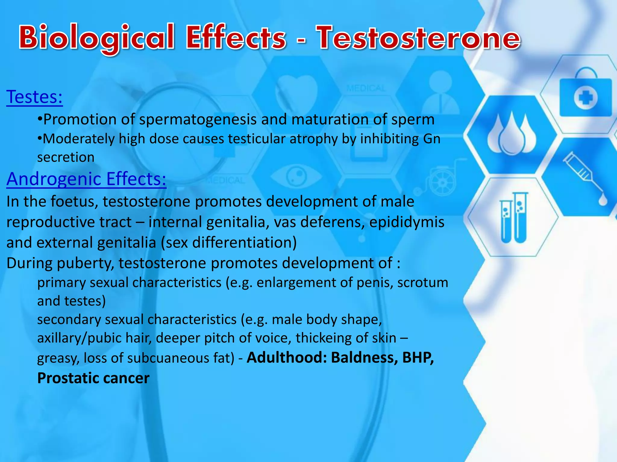 Androgens male sex hormones | PDF
