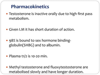 Androgens and antiandrogens | PPTX