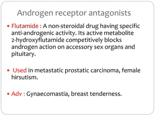 Androgens and antiandrogens | PPTX