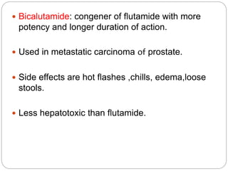 Androgens and antiandrogens | PPTX
