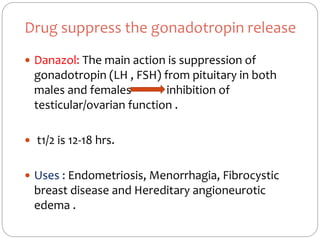 Androgens and antiandrogens | PPTX