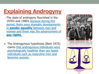 Androgyny powerpoint (psychology) | PPTX