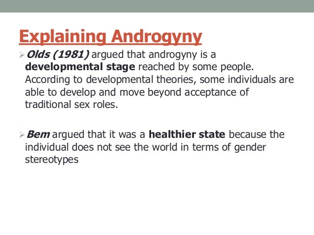 Androgyny powerpoint (psychology)