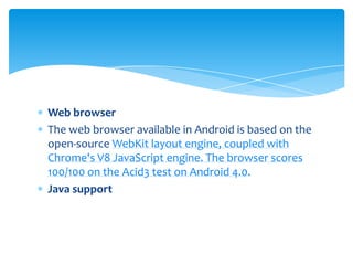 Android and Android phones | PPT