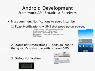 Android Development in a Nutshell | PDF | Operating Systems | Computer Software and Applications