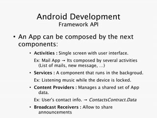 Android Development in a Nutshell | PDF | Operating Systems | Computer Software and Applications