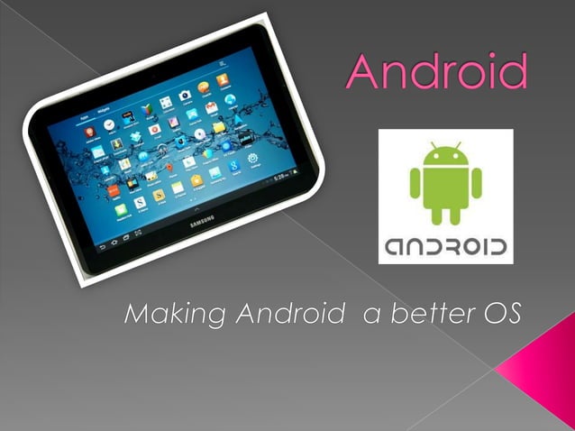 Android a better OS | PPTX | Operating Systems | Computer Software and ...