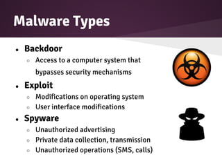 Android Malware Detection Mechanisms | PDF