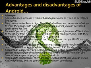 Android and Its Aplications | PPT