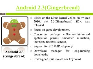 Android | PPTX | Operating Systems | Computer Software and Applications
