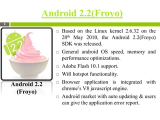 Android | PPTX | Operating Systems | Computer Software and Applications