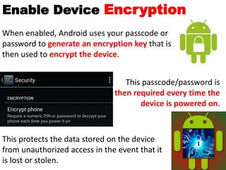 Android Device Hardening | PPTX