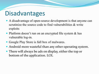 Android - A brief introduction | PPT
