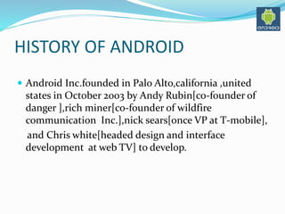 Android - A brief introduction | PPT