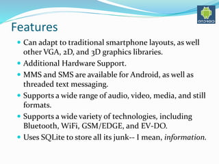 Android - A brief introduction | PPT
