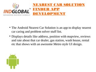 Android Appliation development bangalore | PPT