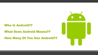 Android platform | PPTX