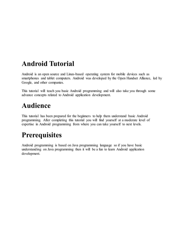 Android | PDF