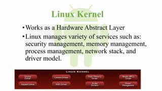 Android | PPTX | Operating Systems | Computer Software and Applications