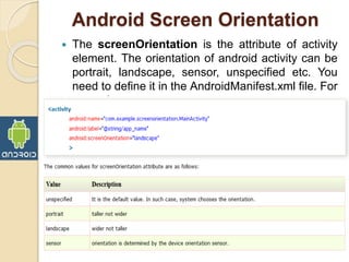Android Basic Concept | PPT