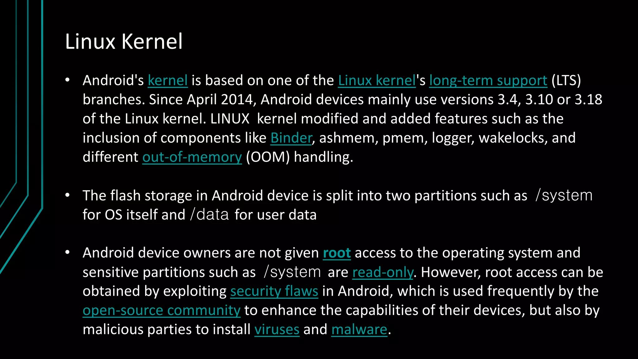 Android history, linux, versions | PPT